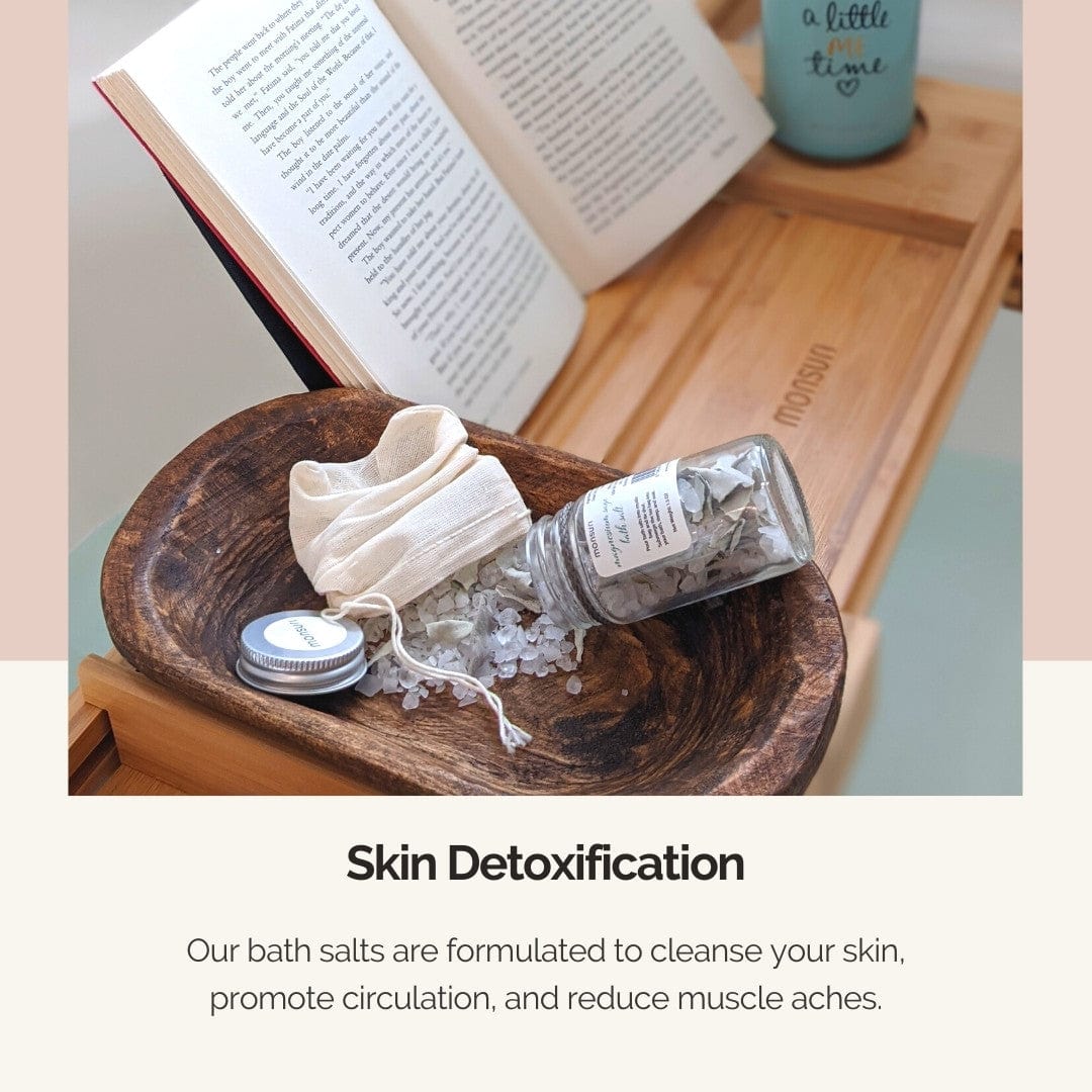 Magnesium Sage Bath Salts: Revitalize with Therapeutic Soak - Monsuri
