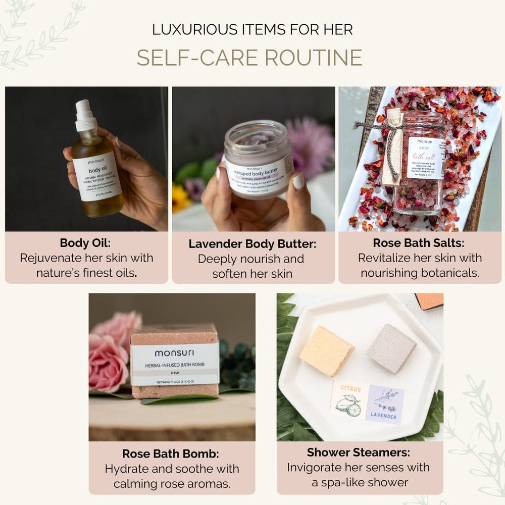 Mom Self Care Wellness Set | Luxurious Spa Gift for Mothers - Monsuri