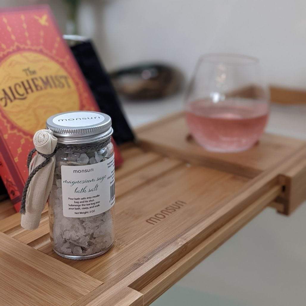 Magnesium Sage Bath Salts: Revitalize with Therapeutic Soak - Monsuri